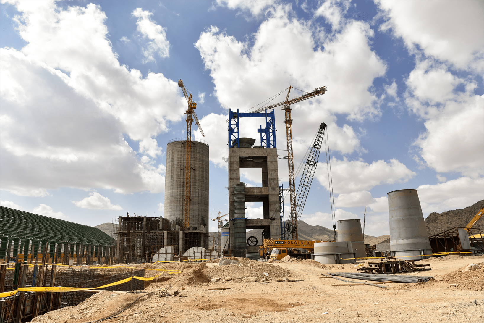 Installation of Steel Structures for Neyriz Grey Cement Factory ...