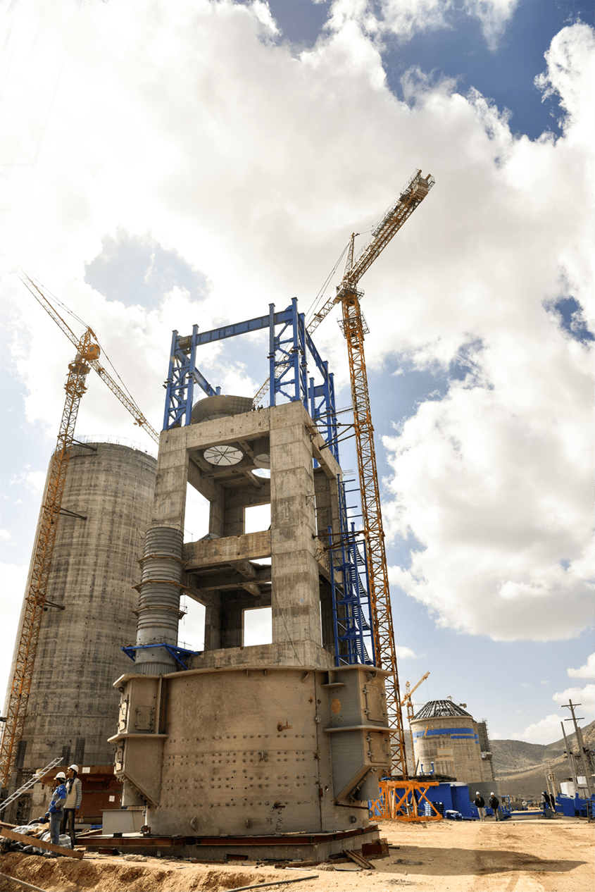 Installation of Steel Structures for Neyriz Grey Cement Factory ...