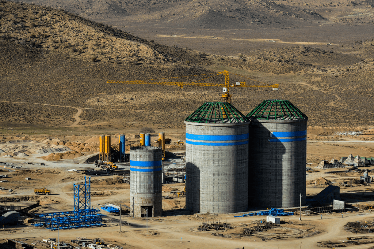 Installation of Steel Structures for Neyriz Grey Cement Factory ...