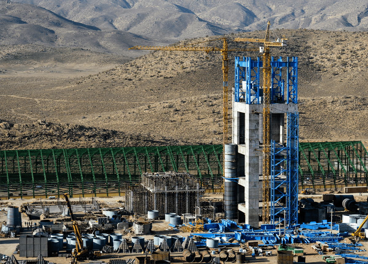 Installation of Steel Structures for Neyriz Grey Cement Factory ...