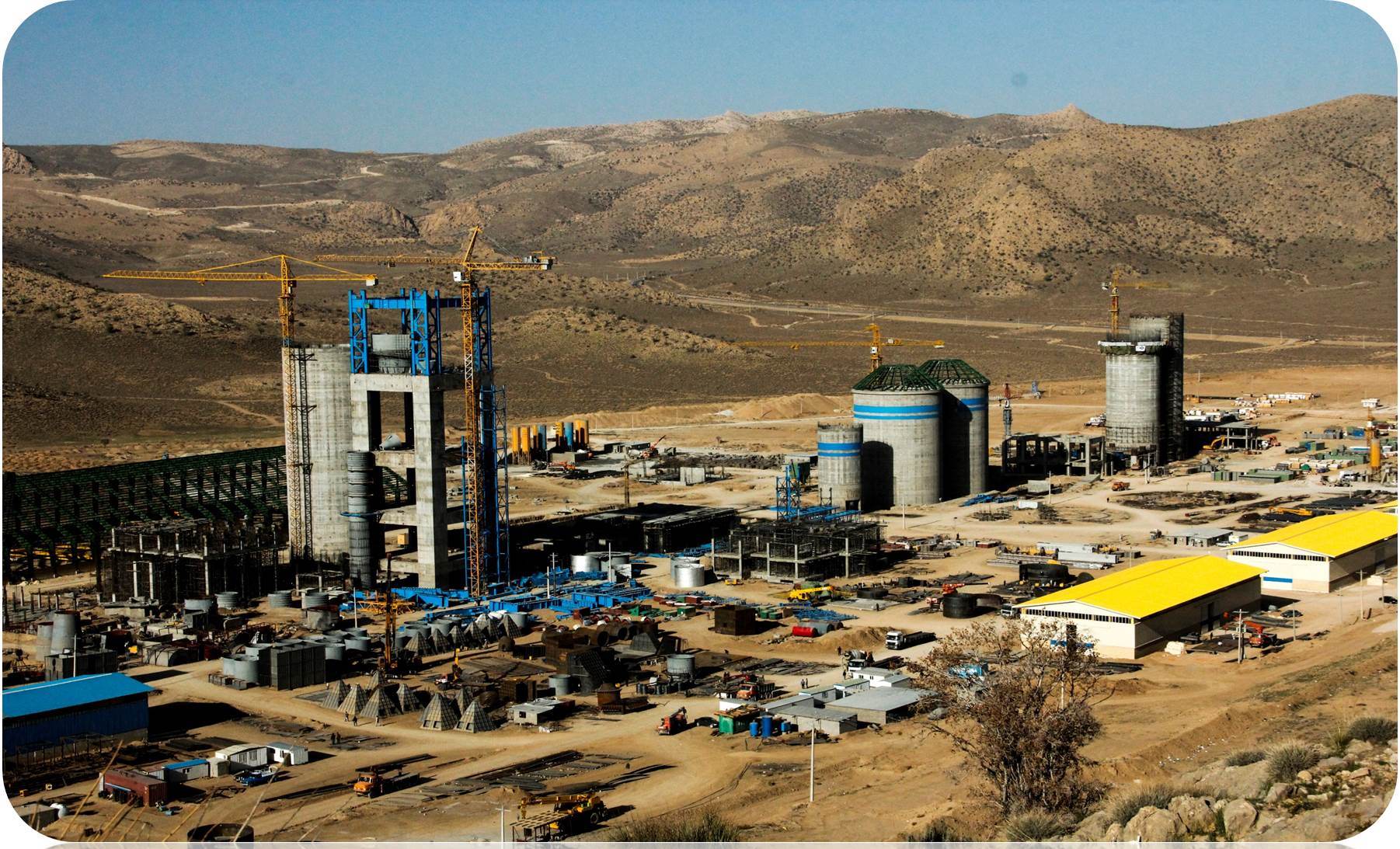 Installation of Steel Structures for Neyriz Grey Cement Factory ...