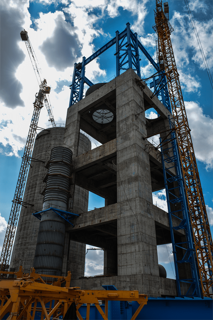 Installation of Steel Structures for Neyriz Grey Cement Factory ...